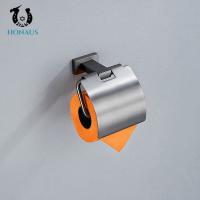 China 6 Piece 304 Stainless Steel Wall Mounted Bathroom Fittings Set Modern Brushed Finish for sale