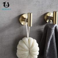 China Modern 4 Piece Shower Set 304 Stainless Steel Brushed Gold Bathroom Accessories Wall Mounted for sale