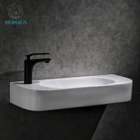 China Ceramic 10-15L Large Bathroom Wall Hung Basin Customised Easy To Clean for sale