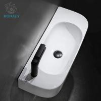 China Ceramic 10-15L Large Bathroom Wall Hung Basin Customised Easy To Clean for sale