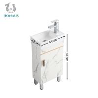 China Customised Small Size Bathroom Hand Wash Basin Full Pedestal for sale