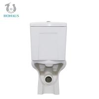 China Ceramic Two Piece Toilet Bowl 685x380x820mm Anti Bacteria Floor Mounted for sale
