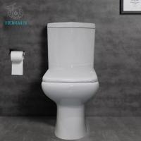 China Ceramic Two Piece Toilet Bowl 685x380x820mm Anti Bacteria Floor Mounted for sale