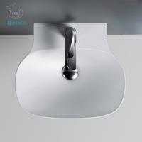 China Modern Streamlined Surfaces Bathroom Wall Hung Bain Sink Hand Wash Wall Mounted for sale