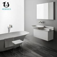 China Modern Streamlined Surfaces Bathroom Wall Hung Bain Sink Hand Wash Wall Mounted for sale