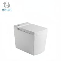 China European Style Mini One Piece Toilet 580x360x450mm Vortex Flushing Ceramic Battery Powered for sale
