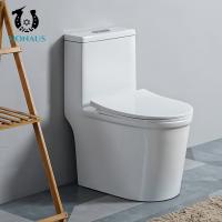 China Low Flow Modern Ceramic Bathroom One Piece Toilet Dual Flush for sale