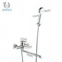 China Bathtub Triple Shower Head Set Wall Mounted Rainfall Spray Head for sale