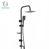 China Luxury Stainless Steel Rainfall Shower Head Set Concealed Shower Bath Set for sale