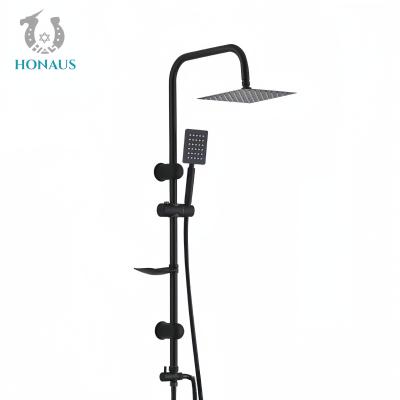 China Luxury Stainless Steel Rainfall Shower Head Set Concealed Shower Bath Set for sale