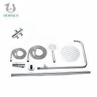 China Luxury Stainless Steel Rainfall Shower Head Set Concealed Shower Bath Set for sale