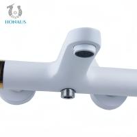China Triple Function Copper Shower Faucet Wall Mounted Exposed 110x235x75mm Hotel Bathroom for sale