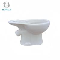 China Ceramic Two Piece Toilet Bowl European Style Wash Down 140mm P Trap 660x360x720mm for sale