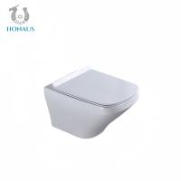 China Dual Flush Wall Hung Toilet Bowl Concealed Cistern P Trap 180mm 540x330x340mm for sale
