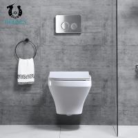 China Dual Flush Wall Hung Toilet Bowl Concealed Cistern P Trap 180mm 540x330x340mm for sale