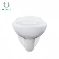 China Traditional Wall Hung Toilet Bowl 535x355x385mm Strong Ceramic Easy Clean Glaze P Trap 3/6L for sale