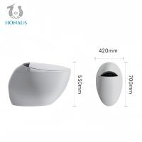 China Smart Intelligent Toilet Siphonic Vortex Flush 3L Water Consumption Self Clean Glaze Floor Mounted 530x420x700mm for sale