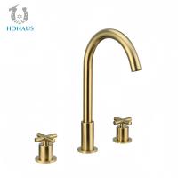 China Classic Wash Basin Faucet Mixer Honeycomb Aerator 2KG Full Brass Hot Cold Water for sale