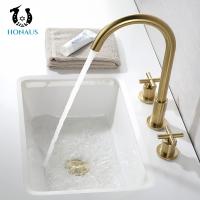 China Classic Wash Basin Faucet Mixer Honeycomb Aerator 2KG Full Brass Hot Cold Water for sale