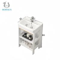 China Mini Size Bathroom Wall Hung Bain Pedestal Ceramic Shelf Square Simple Hotel for sale