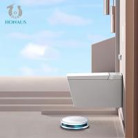 China Wall Hung Smart Intelligent Toilet Bowl Nano Glaze 355x380x590mm P-Trap for sale