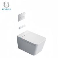 China Wall Hung Smart Intelligent Toilet Bowl Nano Glaze 355x380x590mm P-Trap for sale