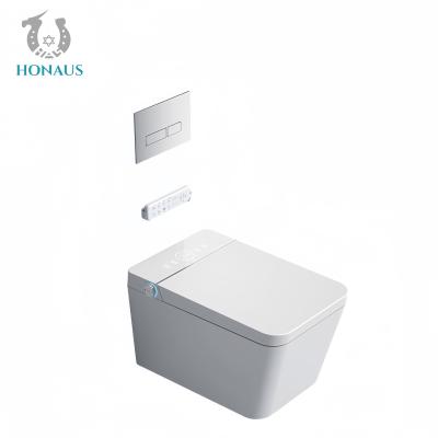 China Wall Hung Smart Intelligent Toilet Bowl Nano Glaze 355x380x590mm P-Trap for sale