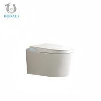 China Wall Mounted Smart Intelligent Toilet with Remote Control P Trap 380x590x360mm for sale