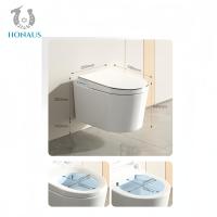 China Wall Mounted Smart Intelligent Toilet with Remote Control P Trap 380x590x360mm for sale