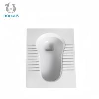 China 530x430x190/230mm Ceramic Squatting Pan Toilet Anti Slip Without S Bend for sale