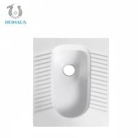 China Premium Ceramic Squatting Pan Toilet 530x430mm OEM Customizable Accessories Included for sale