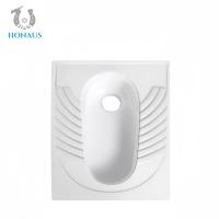 China Ceramic Squatting Pan Toilet 550x440mm Pit Distance 405mm for Office Building for sale