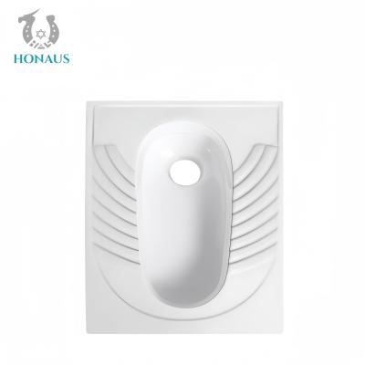 China Ceramic Squatting Pan Toilet 550x440mm Pit Distance 405mm for Office Building for sale