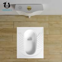 China Ceramic Squatting Pan Toilet 550x440mm Pit Distance 405mm for Office Building for sale