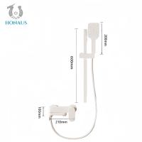 China Cream Style Exposed Valve Shower Set Two Outlets Brass Body 90°C for Apartment for sale