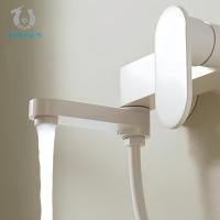 China Cream Style Exposed Valve Shower Set Two Outlets Brass Body 90°C for Apartment for sale