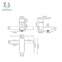 China Practical Exposed Valve Showers Two Outlets Stainless Steel For Hotel for sale