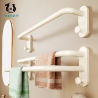 China Euro Bathroom Shower Accessories Three Pieces Towel Rack Electroplated Aluminum Alloy 24H Salt Spray Test for sale