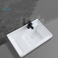 China Multi Functions Bathroom Inset Basin Rectangular Factory Sale Multi Sizes Best Quality for sale