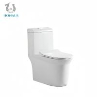China Self Clean Ceramic One Piece Toilet Bowl 780x375x705mm S Trap Siphonic Jet Dual Flush for sale