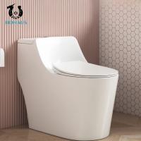 China Premium Ceramic One Piece Toilet Bowl Round Dual Flush 690x405x640mm Siphonic Floor Mounted for sale
