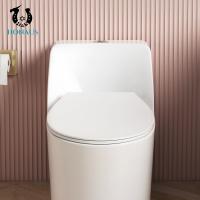 China Premium Ceramic One Piece Toilet Bowl Round Dual Flush 690x405x640mm Siphonic Floor Mounted for sale
