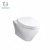 China Wall Hung Toilet Bowl P Trap 180mm Concealed Cistern Ceramic 3/6L Water Saving for sale