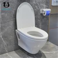 China Wall Hung Toilet Bowl P Trap 180mm Concealed Cistern Ceramic 3/6L Water Saving for sale