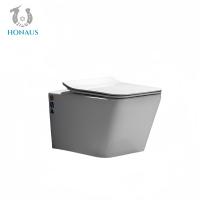 China Modern Wall Hung Toilet Bowl Square Shape P Trap 180mm 540x360x310mm Custom Colors for sale
