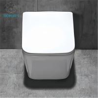 China Modern Wall Hung Toilet Bowl Square Shape P Trap 180mm 540x360x310mm Custom Colors for sale