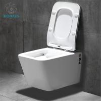 China Modern Wall Hung Toilet Bowl Square Shape P Trap 180mm 540x360x310mm Custom Colors for sale