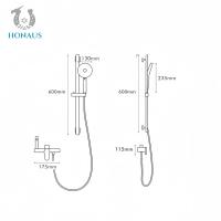 China Luxury Modern Exposed Valve Showers Brass Body Electroplated Surface Three Outlets for sale