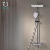 China Bathroom Exposed Valve Showers Three Outlets Multi Modes Spray Full Brass Chrome for sale