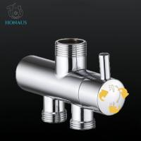 China Stainless Steel Exposed Shower Set Two Handles Wall Mounted 2 Outlets Ceramic Valve for sale